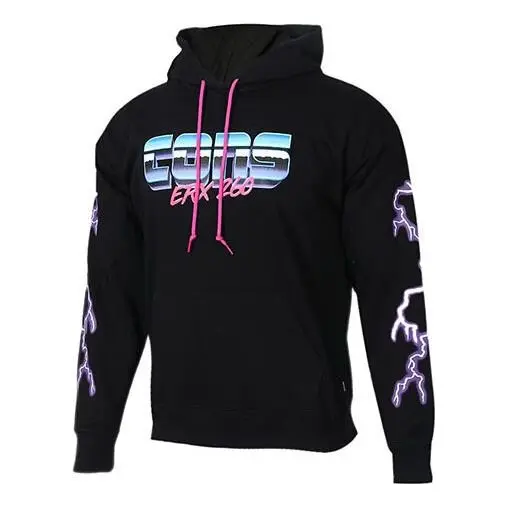 CONVERSE Graphic Print Hoodie - Black