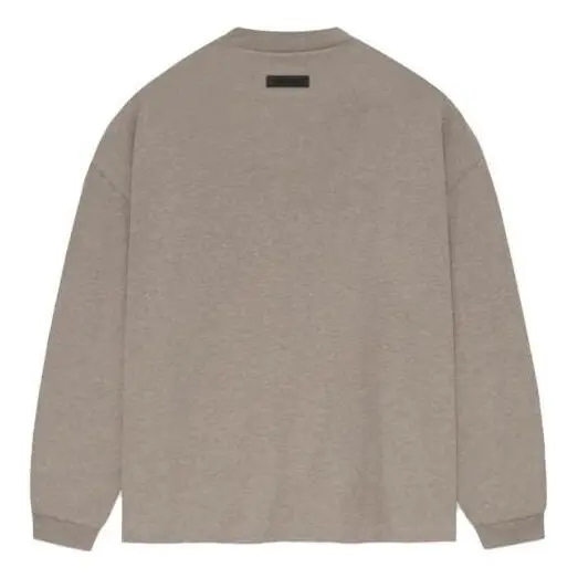 Fear Of God Fw23 Long Sleeve Tee 'core Heather - Grey/brown