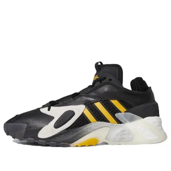 Adidas Streetball "collegiate Gold" High Top Sneakers - Black