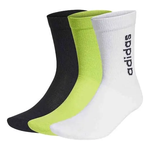 Adidas Neo Sports Outdoor Socks 3 Pair Pack - Black/green/white