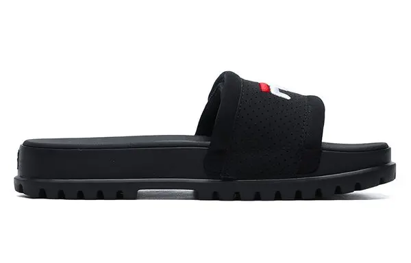FILA Flat Heel Sports Slides With Logo Detailing