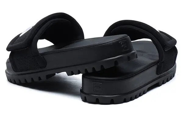 FILA Flat Heel Sports Slides With Logo Detailing