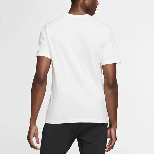 Nike Dri-fit Running Graphic Short Sleeve Tee - White