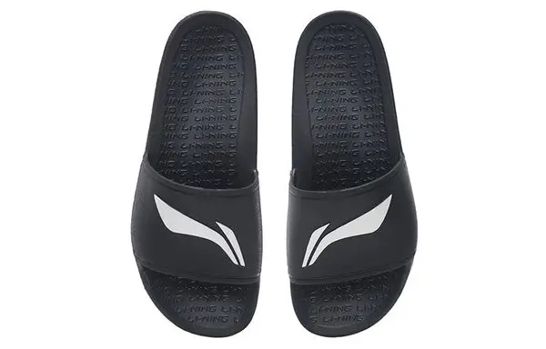 LI-NING Offcourt Slipper - Black/white