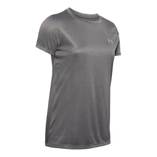 Under Armour Velocity Solid Crew Short Sleeve T-shirt - Gray