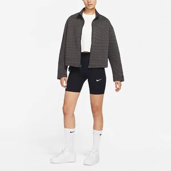Nike Quilted Zipper Cardigan Jacket