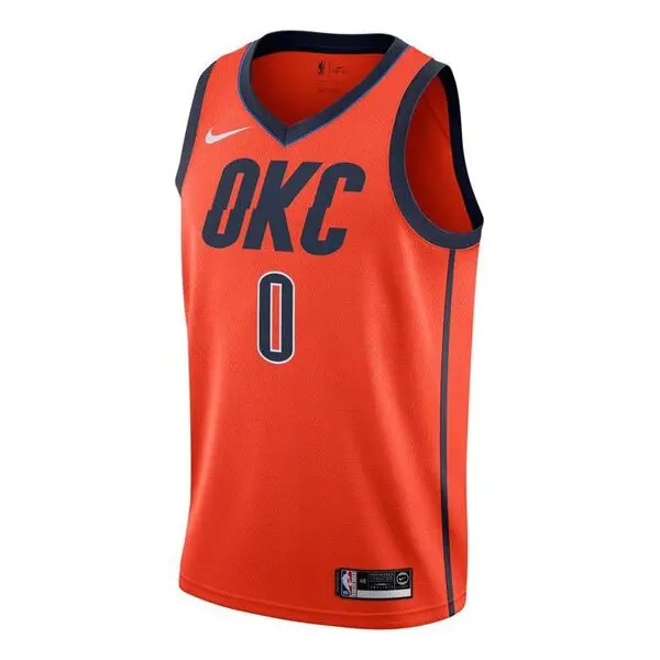 Nike Nba Earned Edition Jersey - Orange