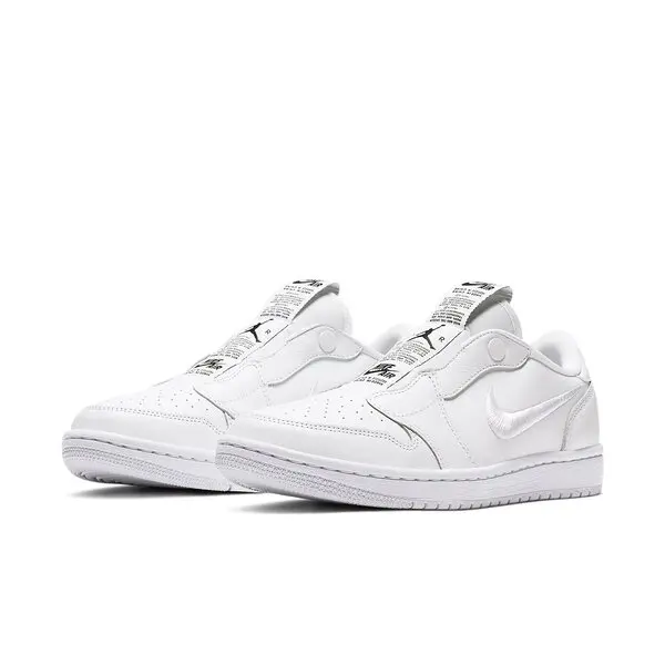 JORDAN 1 Retro Low Slip Sneakers - White/black