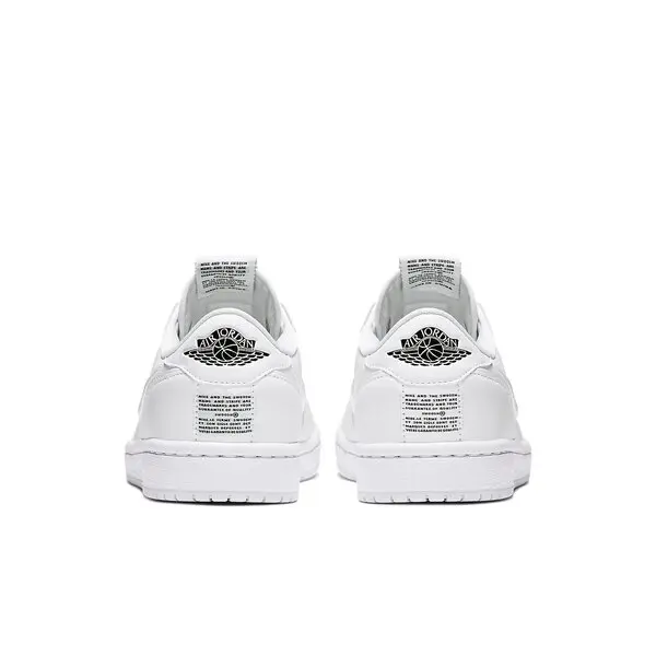 JORDAN 1 Retro Low Slip Sneakers - White/black