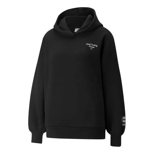 PUMA Logo Wellness Club Crew Hoodie