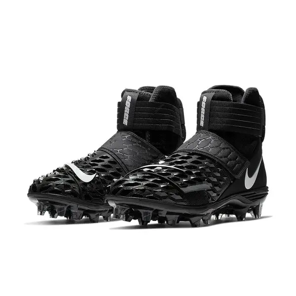 Nike Force Savage Elite 2 High-top Athletic Cleats - Black/anthracite/white