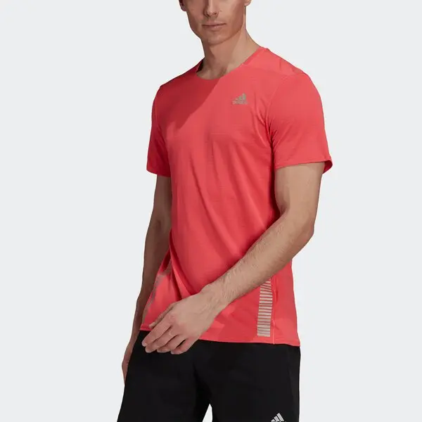 Adidas Short Sleeve Performance T-shirt - Pinkred