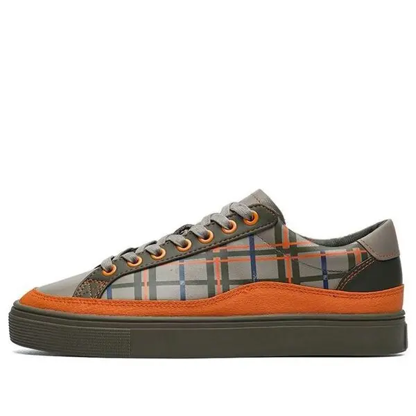 FILA Casual Lace-up Sneakers - Gray/orange