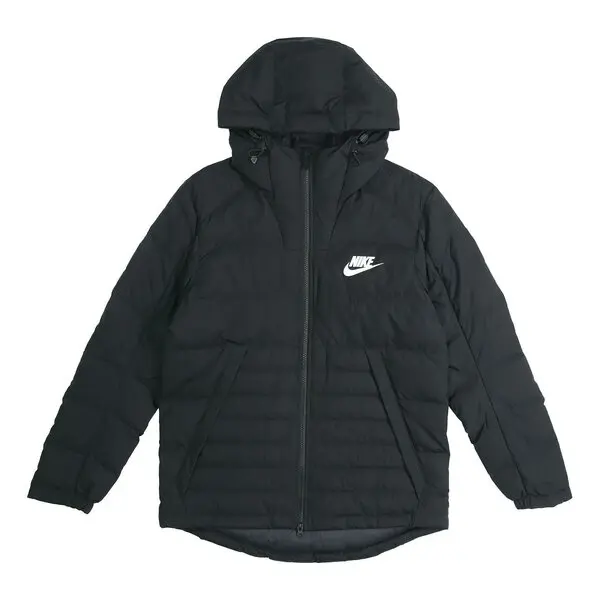 Nike Hooded Down Jacket - Black