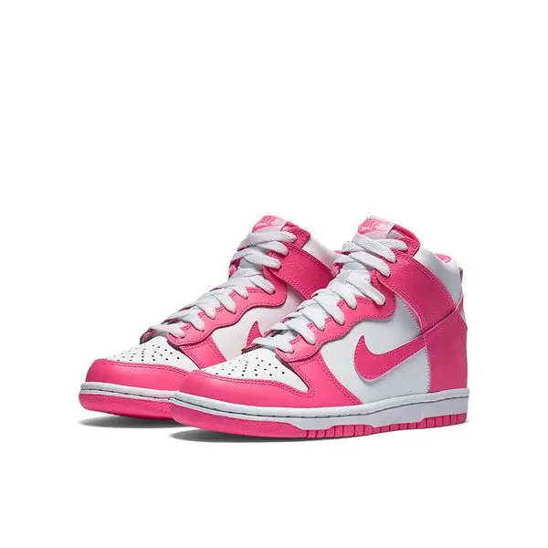 Nike Dunk High "pink & Blue" High Top Sneakers