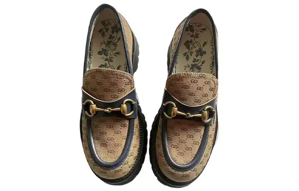 Gucci Gg Horsebit Loafers