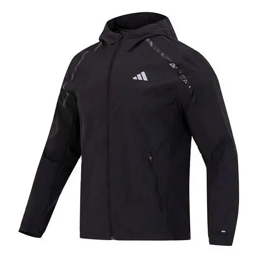 Adidas Marathon Warm-up Running Jacket - Black
