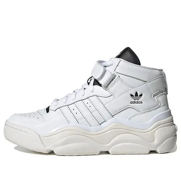 Adidas Forum Millencon High Top Sneakers - Cloud White/cloud White/core Black