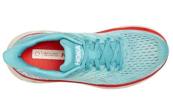Hoka One One Clifton 8 "aquarelle" Athletic Sneakers - Blue