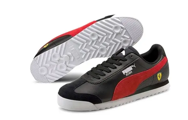 PUMA Scuderia Ferrari X Roma Rosso Corsa Sneakers - Black