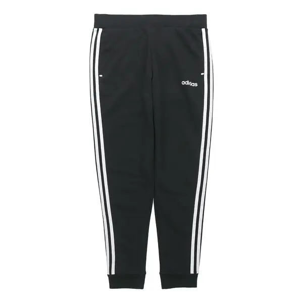 Adidas Neo Ce 3sq2 Kn Tp Casual Sports Side Stripe Bundle Feet Long Pants - Black