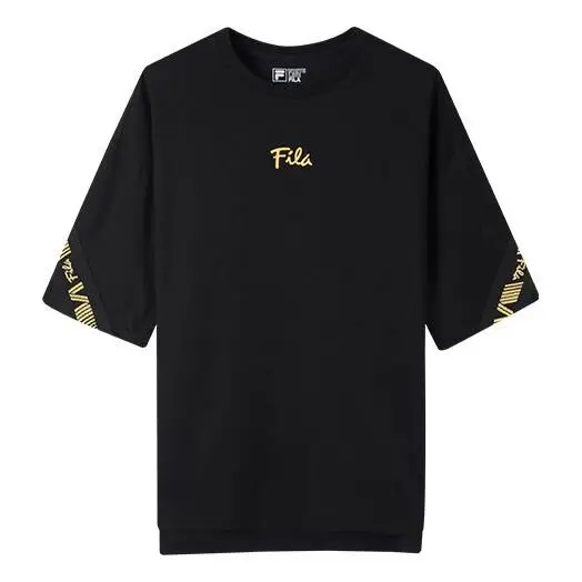 FILA Loose Short Sleeve Graphic T-shirt - Black