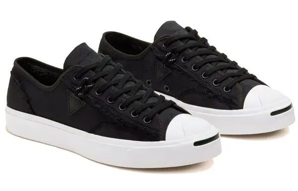CONVERSE Jack Purcell Faux Fur-lined Leather Sneakers