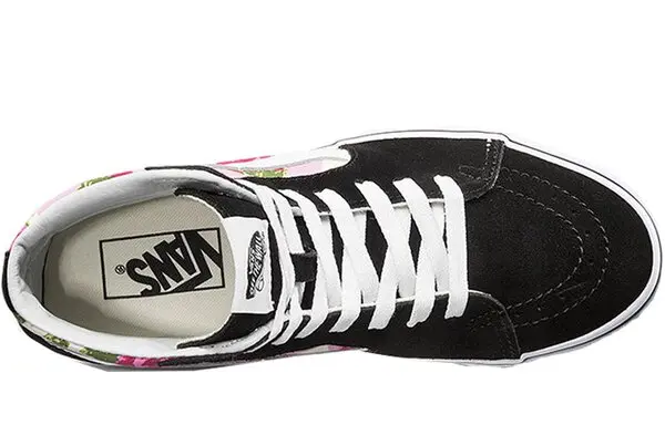 VANS Sk8-hi Romantic Floral High Top Sneakers - Black