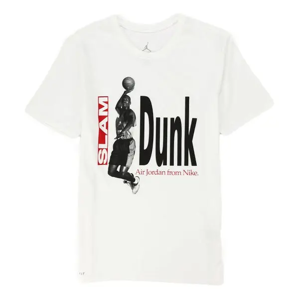 JORDAN Jumpman Printed Sports Tee - White