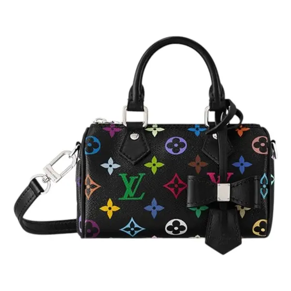 LOUIS VUITTON X Takashi Murakami Nano Speedy Bag - Black Multicolored