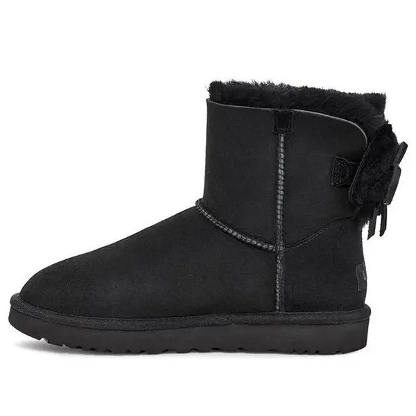 UGG Classic Dudble Bow Mini Boots - Black