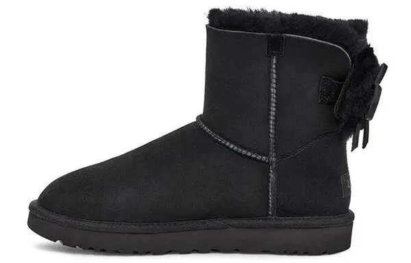 UGG Classic Dudble Bow Mini Boots - Black