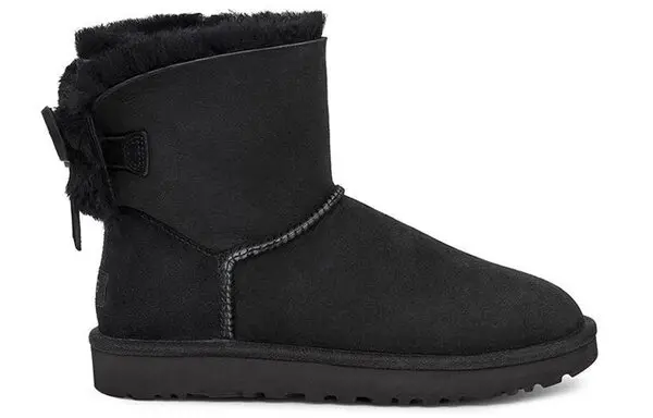 UGG Classic Dudble Bow Mini Boots - Black