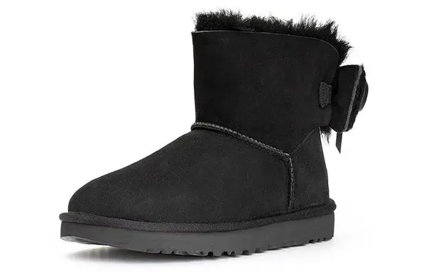 UGG Classic Dudble Bow Mini Boots - Black