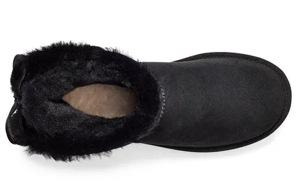 UGG Classic Dudble Bow Mini Boots - Black
