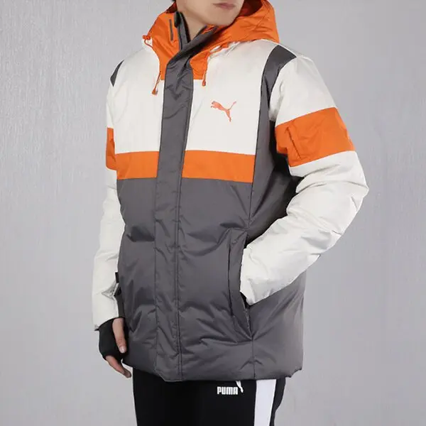 PUMA Protective Down Jacket - Grey/white/orange