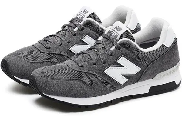 NEW BALANCE 565 Retro Low Top Sneakers - Grey
