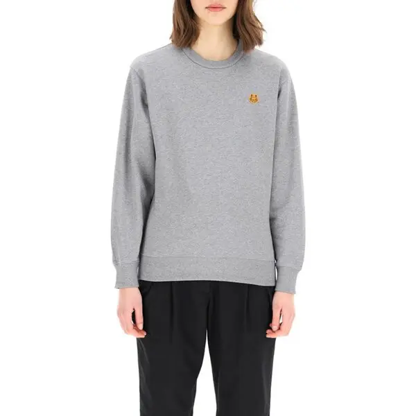 Kenzo Embroidered Tiger Logo Crewneck Sweatshirt