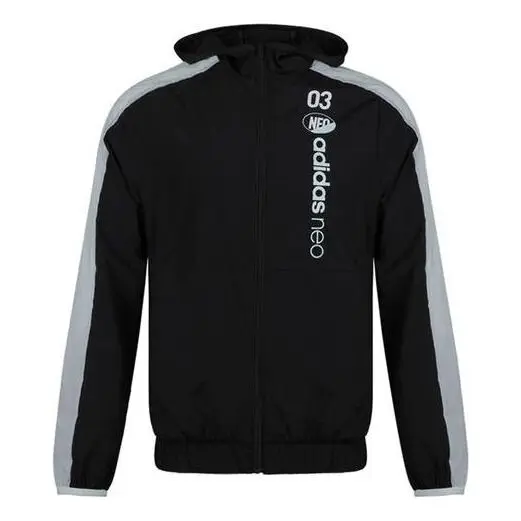 Adidas Neo Casual Windproof Sports Jacket - Black