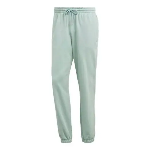 Adidas Originals Casual Loose Bundle Feet Elastic Waistband Sports Pants - Green