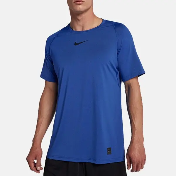 Nike Pro Training Short Sleeve Top - Blue