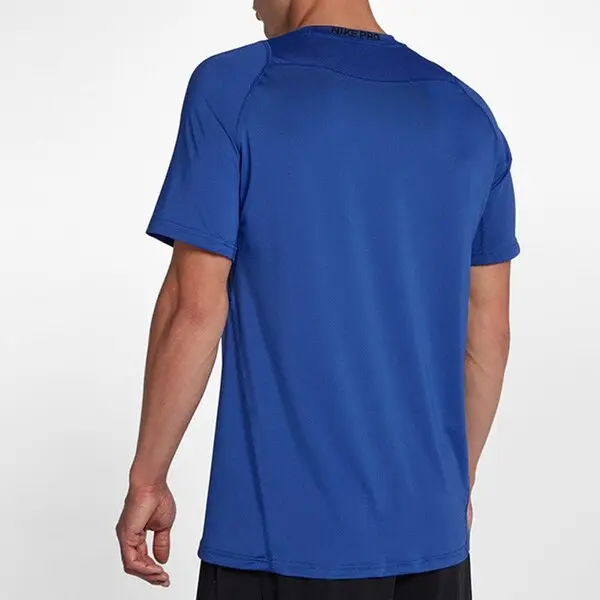Nike Pro Training Short Sleeve Top - Blue