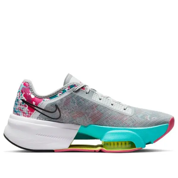 Nike Zoom Superrep 3 "graffiti Graphics" Athletic Sneakers - Grey/blue