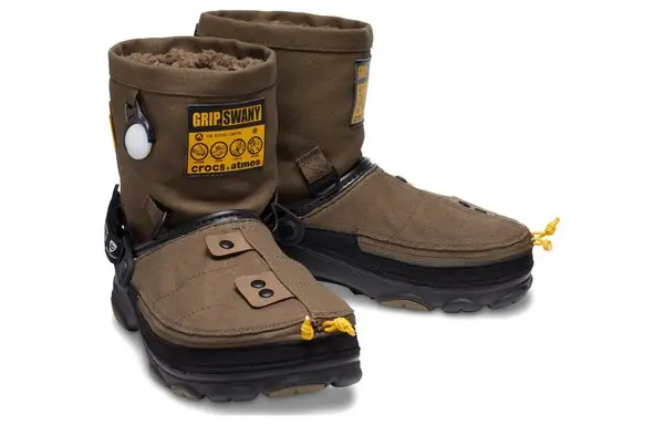 CROCS X Grip Swany X Atmos All-terrain Clog - Browngray