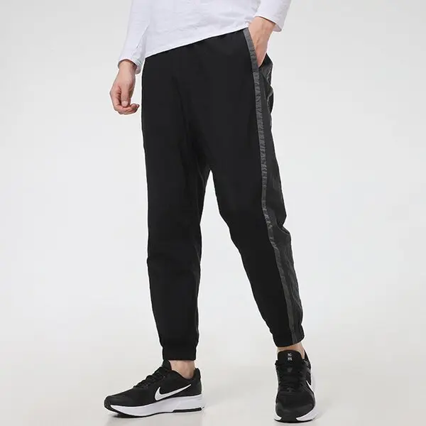 Nike Side Splicing Running Sports Woven Bundle Feet Pants