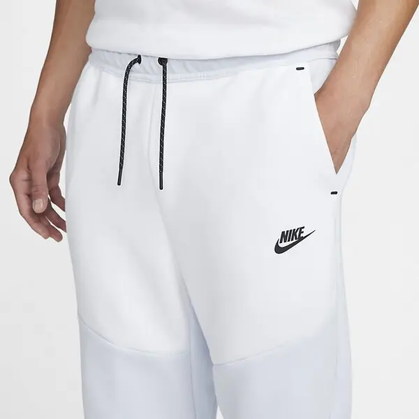 Nike Tech Fleece Jogger Pants 'grey White - Grey/white/black