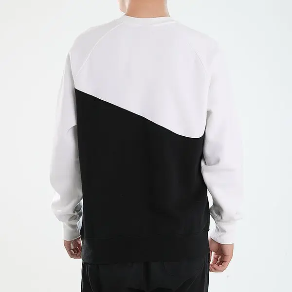 Nike Swoosh Crewneck Pullover - Blackwhite