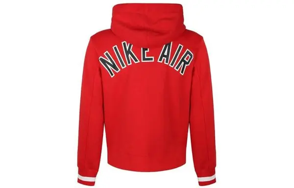 Nike Alphabet Hooded Zipper Fleece Jacket