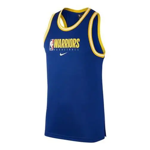 Nike Golden State Warriors Dri-fit Nba Jersey Vest - Blue