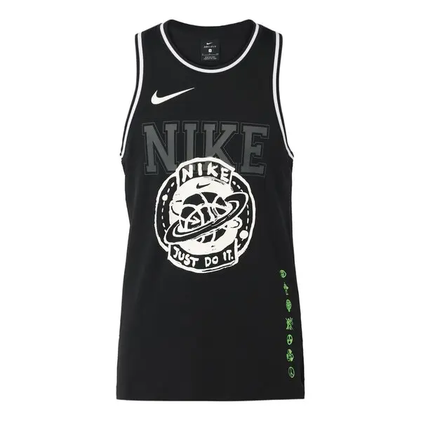 Nike Dri-fit Jersey Sports Top - Black
